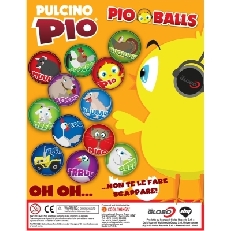 62mm Pulcino Pio Pu Balls antistress - Palle in gomma 65mm - Palle in ...