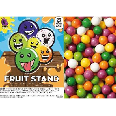 Gum fruit stand - Gomme da masticare 24 mm - Chewing gum/caramelle ...