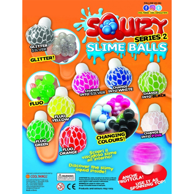 65mm Squizy Slime ball 2 - Palline sorpresa 65 mm - Palline sorpresa ...