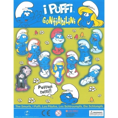 50mm I Puffi Gonfiabilini