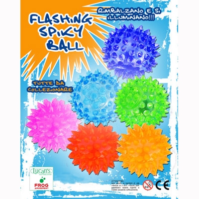 65mm Flashing Spiky Ball