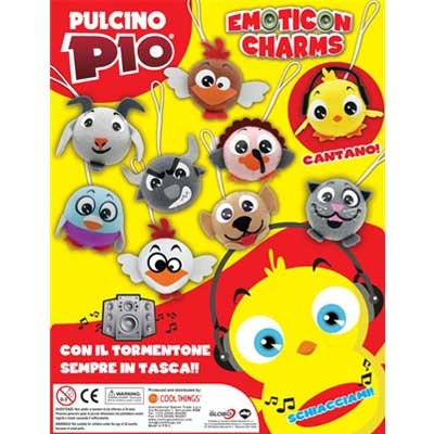 65mm Pulcino Pio Emoticon - Branded 65 mm toy capsules - Toy capsules ...